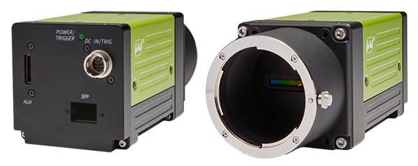 JAI introduces three new industrial color line scan cameras with SFP+ optical interface